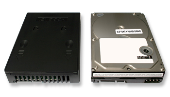 Configure a PC with IcyDock 2.5 to 3.5 inch Drive Adapter Unit