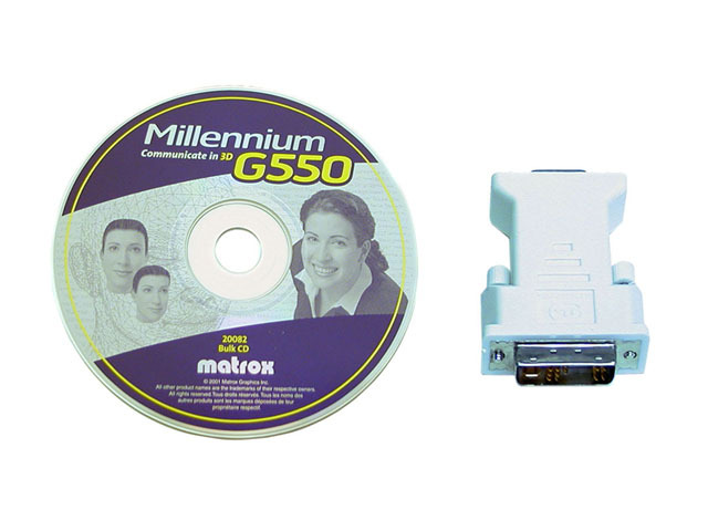 Configure a PC with Matrox Millennium G550 Dual Head w/DVI