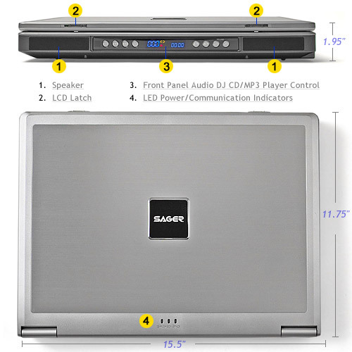 Configure a PC with Sager 9860 6800 Base Notebook