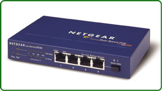 Configure a PC with Netgear 8 Port HUB DS108
