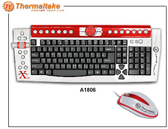Configure a PC with Thermaltake XaserIII Keyboard & Mouse (silver)