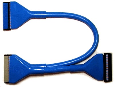 Configure a PC with IDE 24inch Round Cable Blue