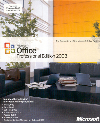 Configure a PC with Microsoft Office 2003 Pro
