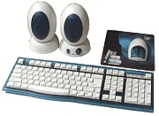 Configure a PC with Keyboard, Mouse, Speakers (blue)